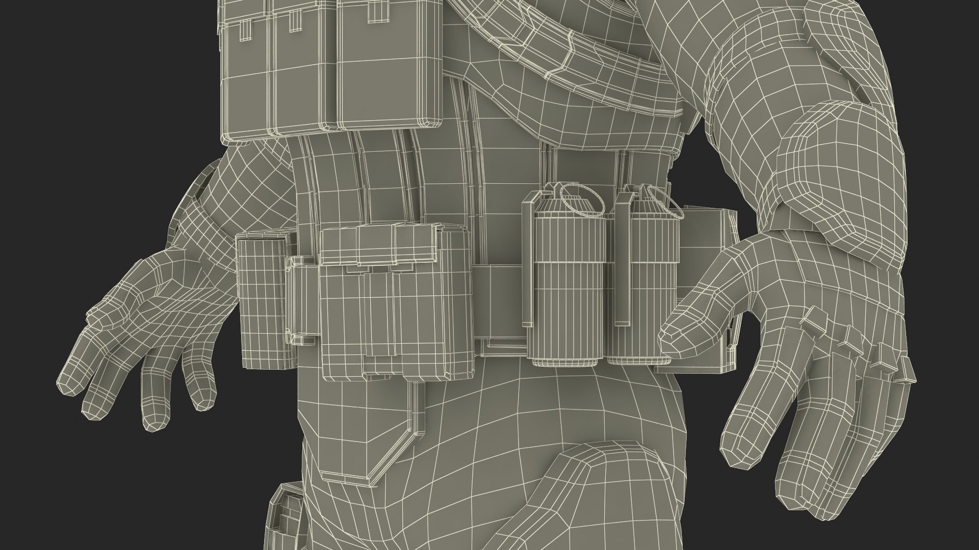 Future Soldier Fully Equipped Model - TurboSquid 2307295