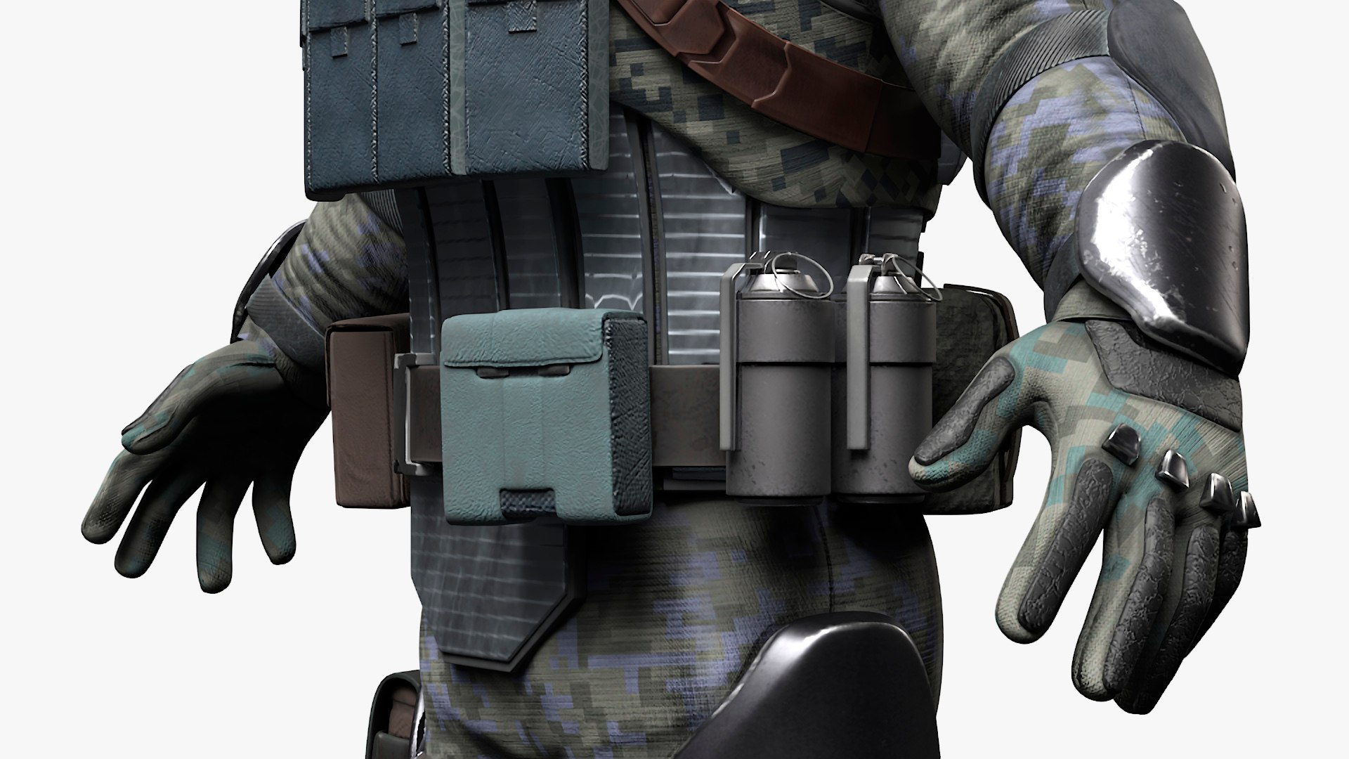 Future Soldier Fully Equipped Model - TurboSquid 2307295