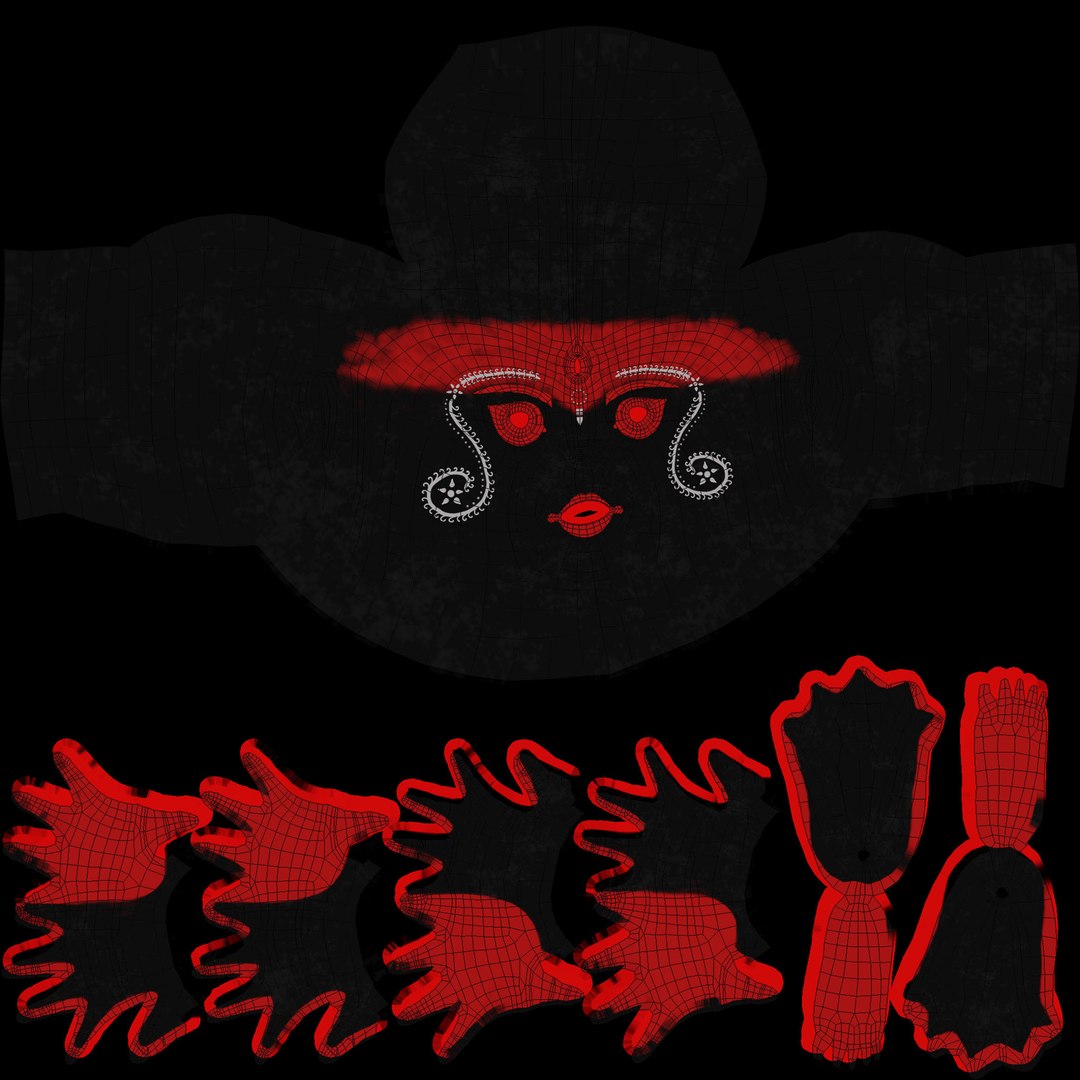 Maa Goddess Kali 3D Model - TurboSquid 1659834