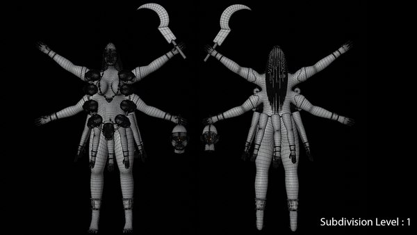Maa goddess kali 3D model - TurboSquid 1659834