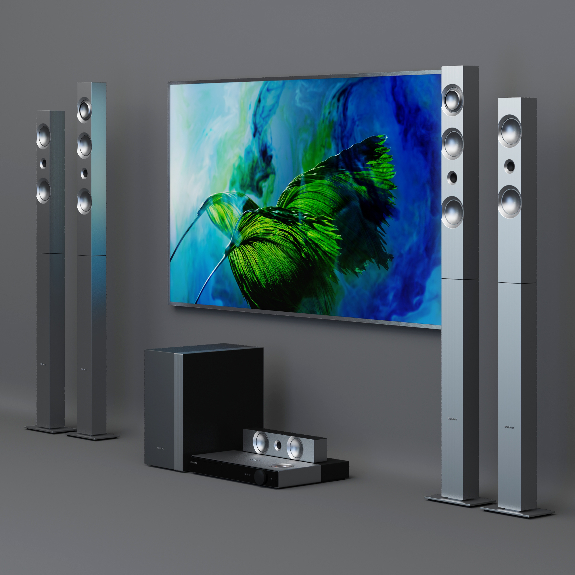 Home theater samsung ht-f9750w 3D model - TurboSquid 1330449