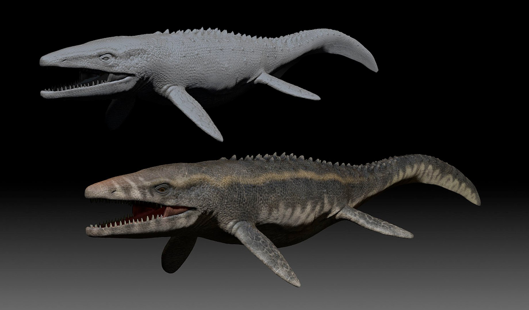 Mosasaurus 3D - TurboSquid 1956623