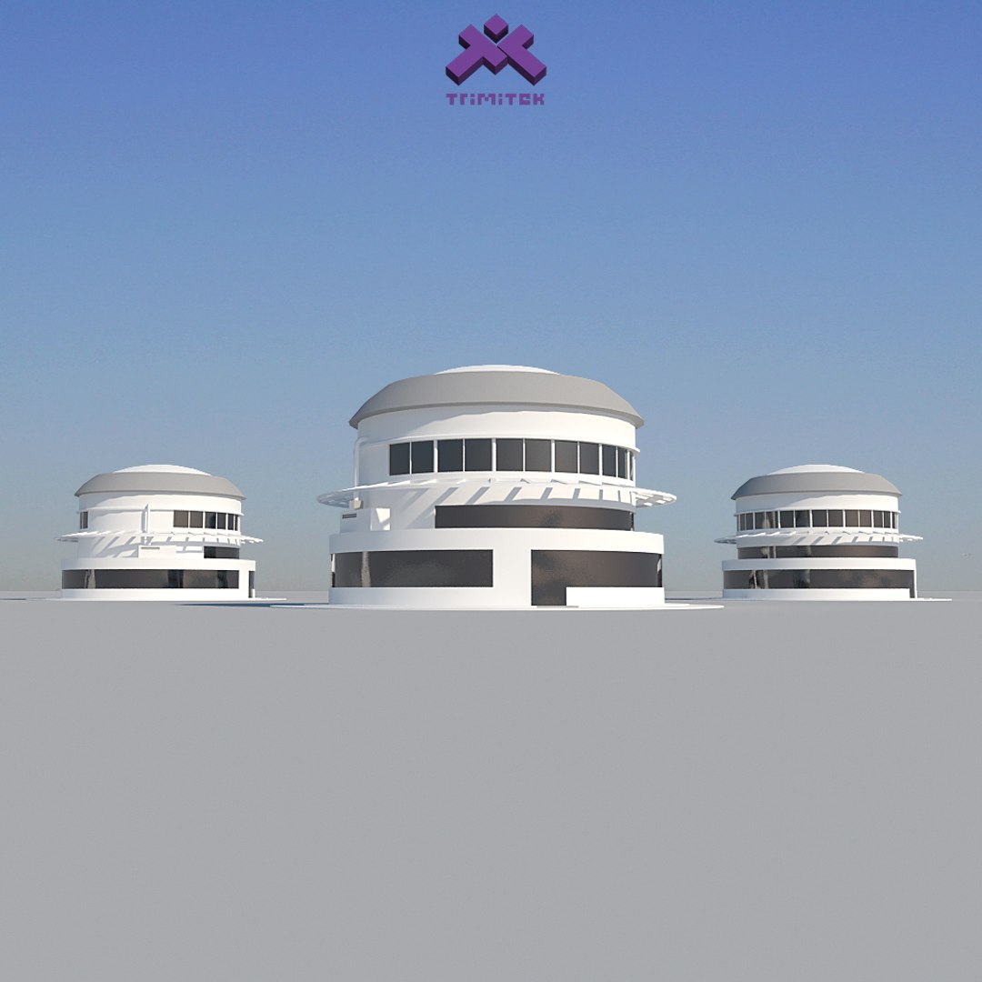 3D Industrial Building 05 - Low-poly - Laboratory - TurboSquid 2183629