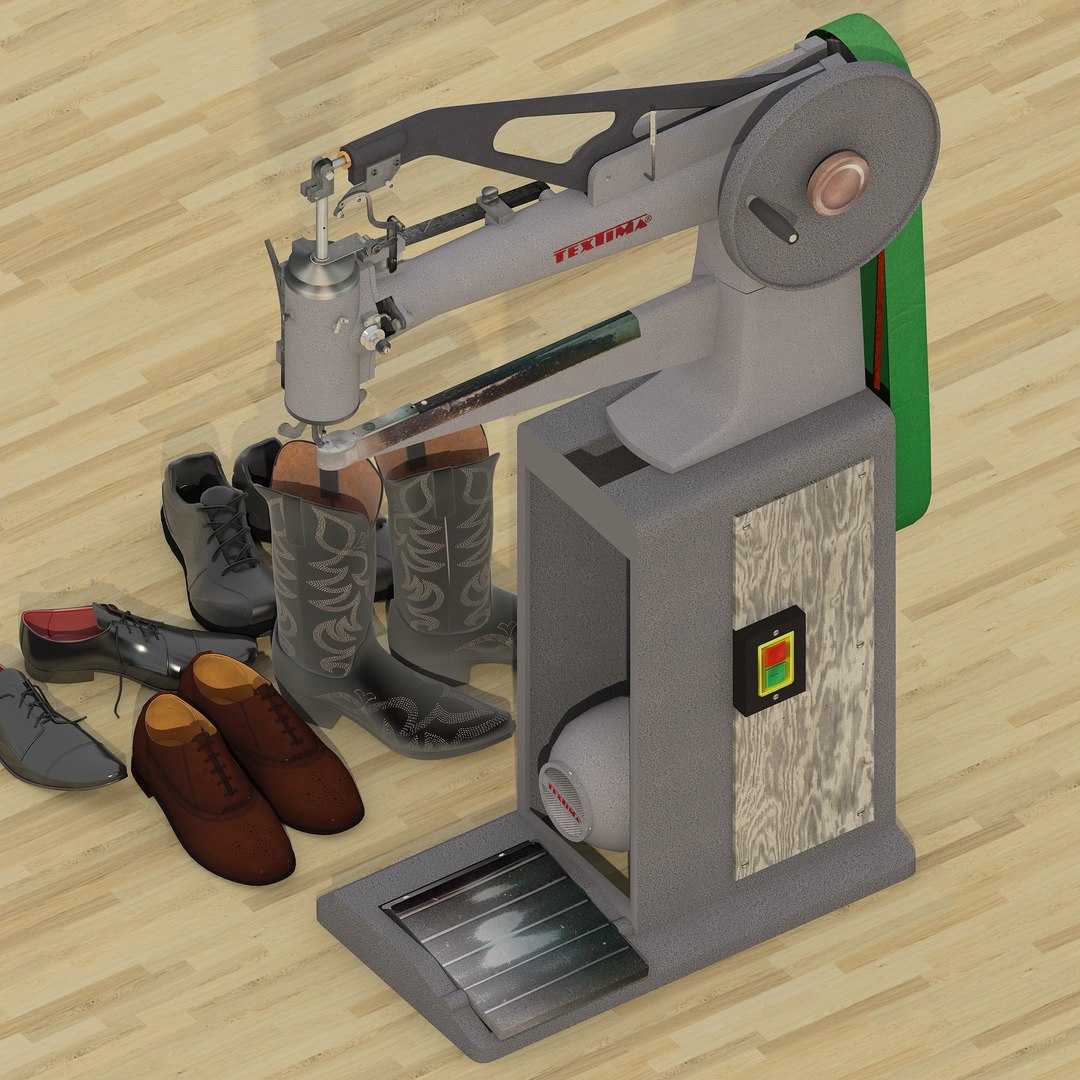 Sewing Machine Shoes 3D - TurboSquid 1311538