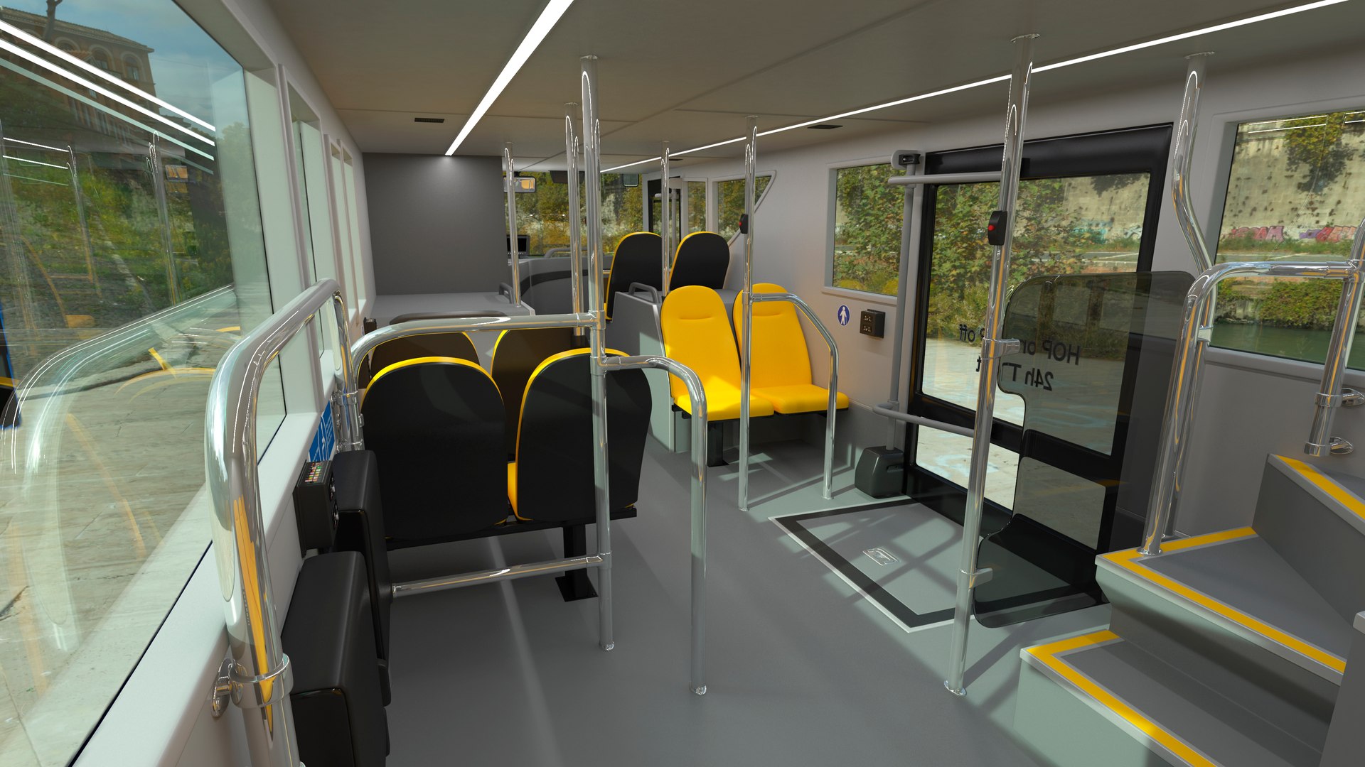 Open Top Double Decker Tour Bus Rigged 3D - TurboSquid 2059419