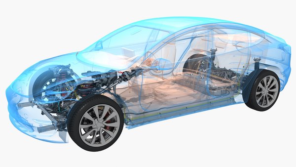 3D Tesla Model 3 X-ray - TurboSquid 1833864