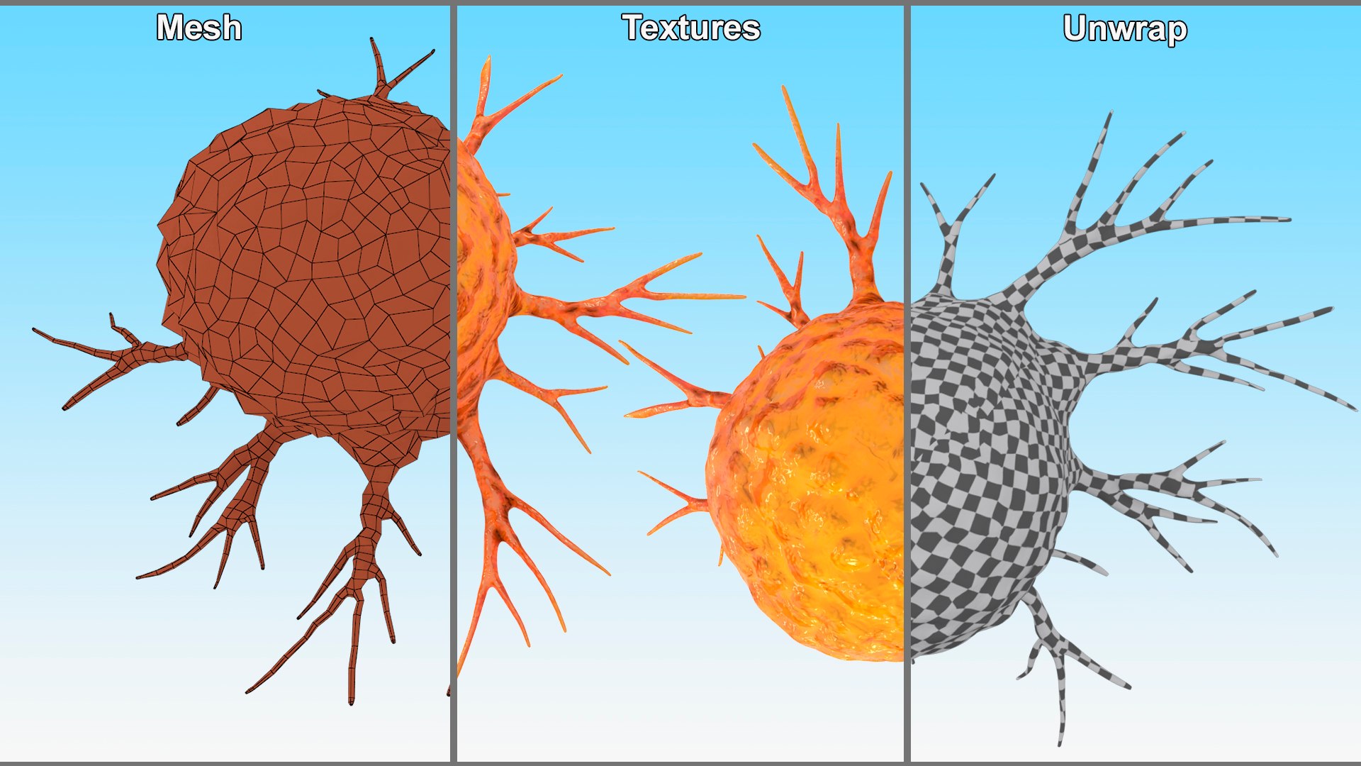 3D Cancer Cell - TurboSquid 2202479