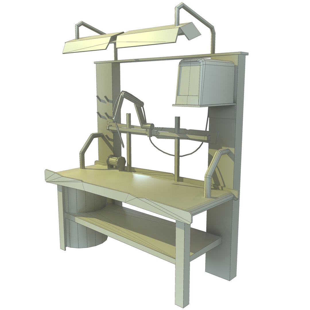 3D model home-made workbench - TurboSquid 1700390