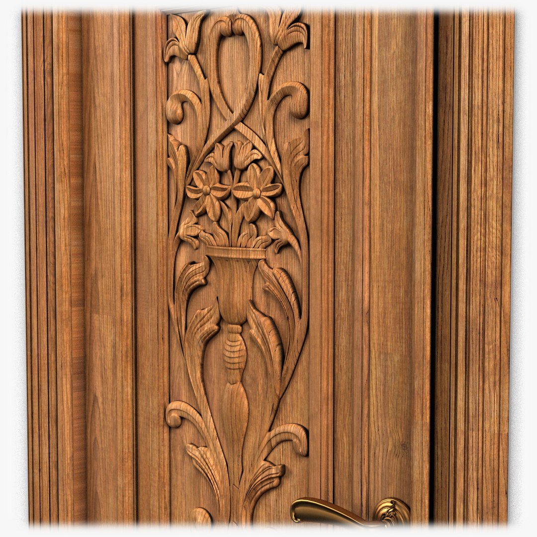 3d Model Door Cnc