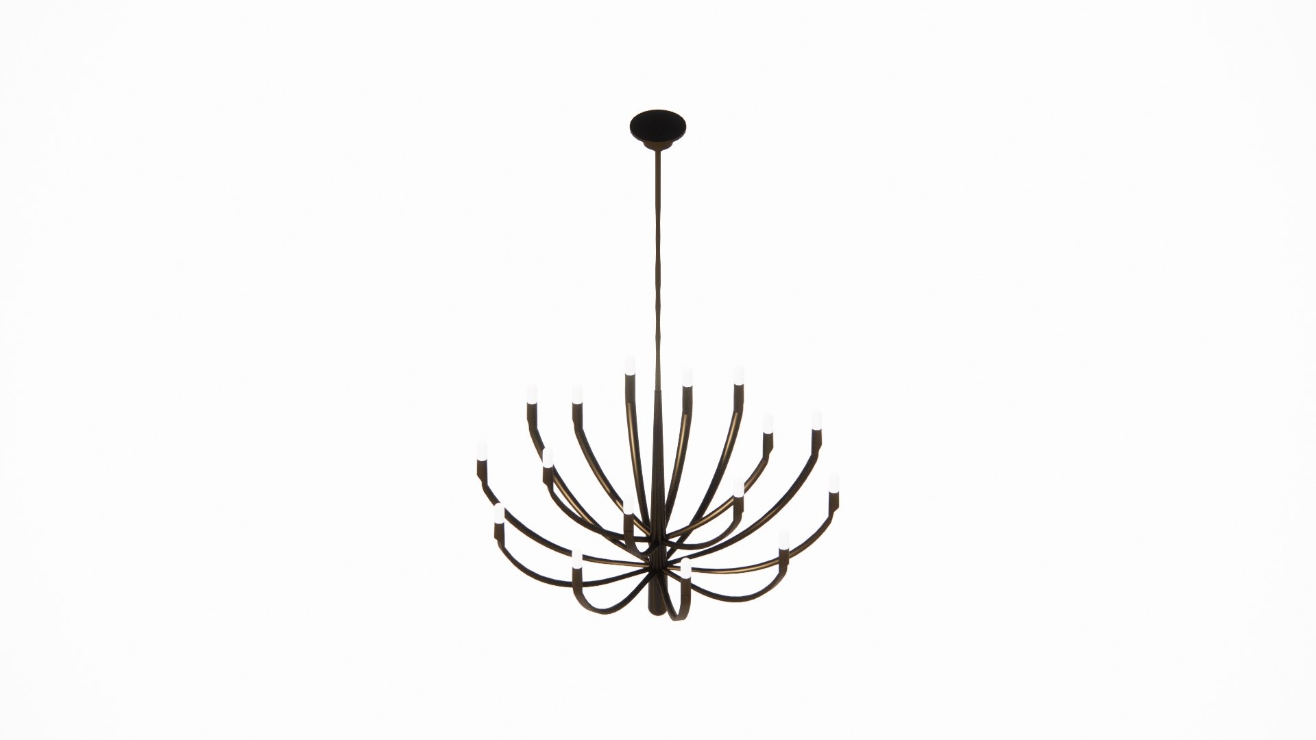 3D Model VERSO LARGE CHANDELIER - TurboSquid 2014953