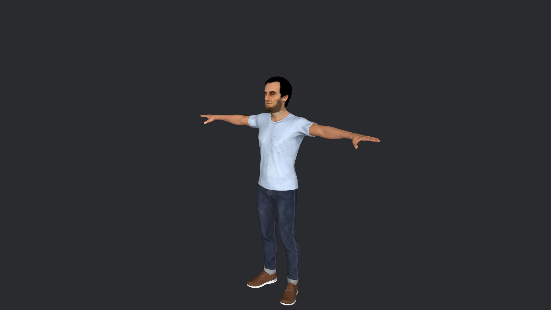 3D Model Abraham Lincoln Hyper Realistic Full Body Fully Rigged 3D ...