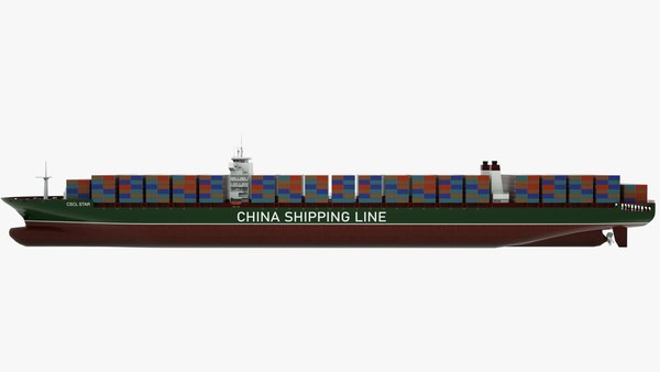 Container ship cscl star model - TurboSquid 1473867