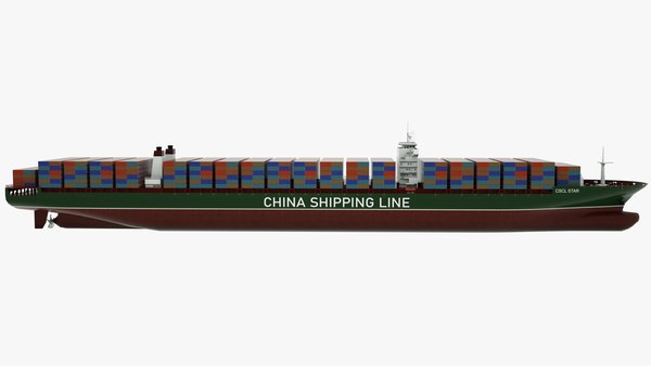 Container ship cscl star model - TurboSquid 1473867