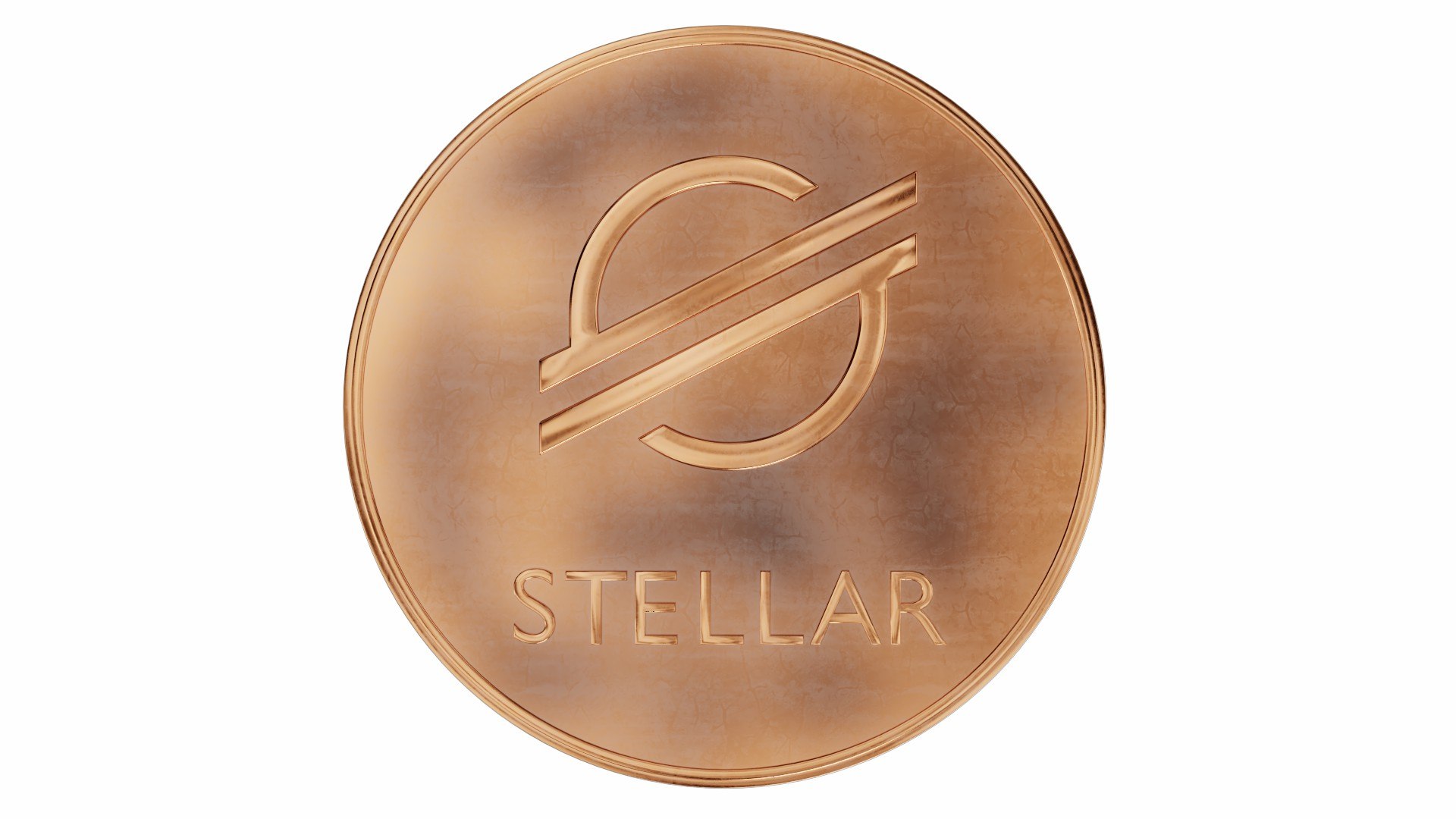 Stellar cryptocurrency sign model - TurboSquid 1823434
