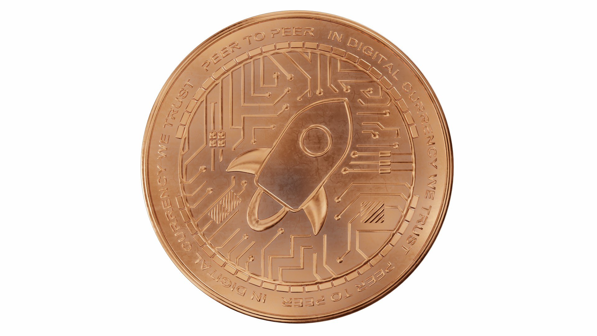 Stellar cryptocurrency sign model - TurboSquid 1823434
