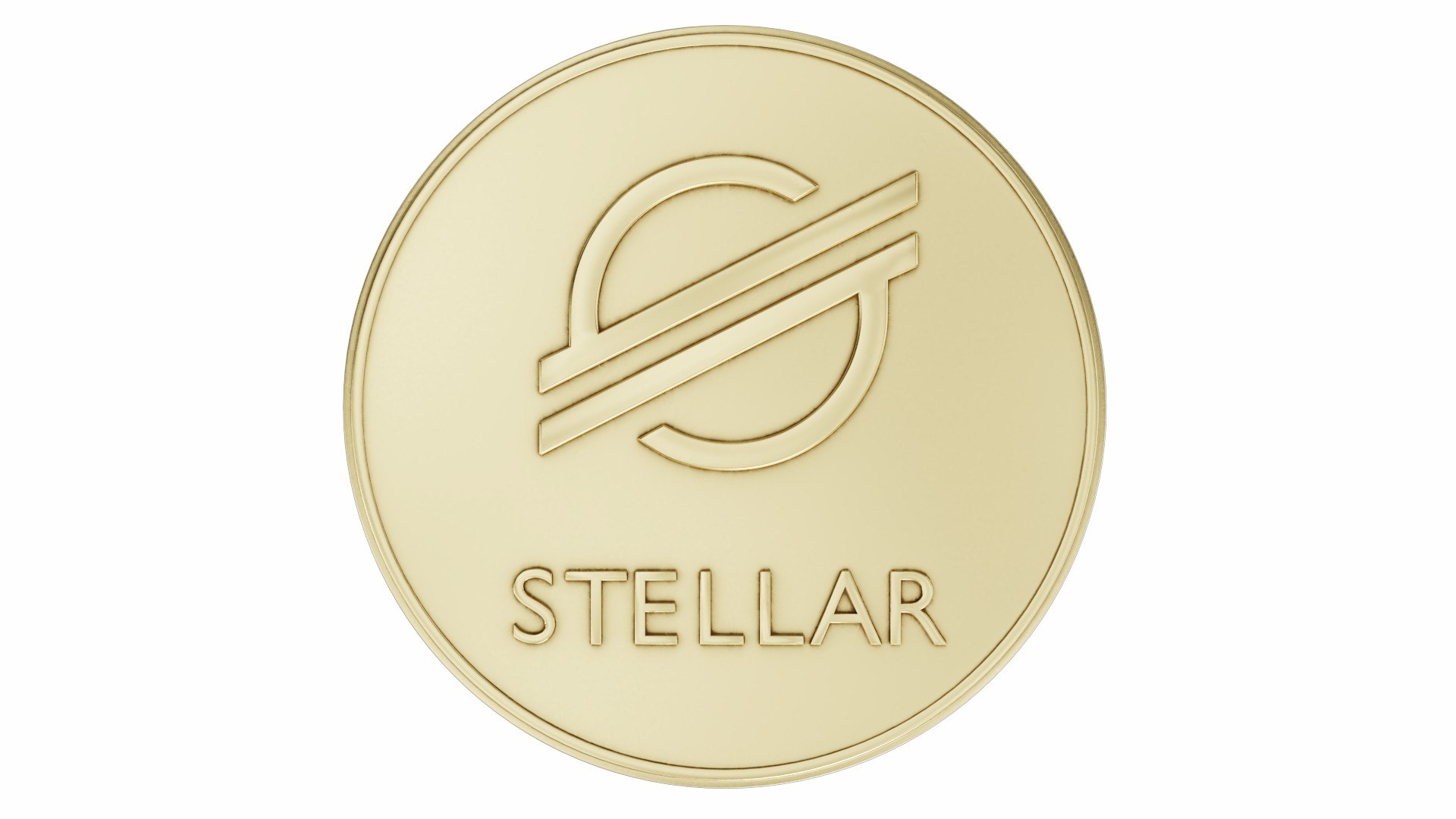 Stellar cryptocurrency sign model - TurboSquid 1823434