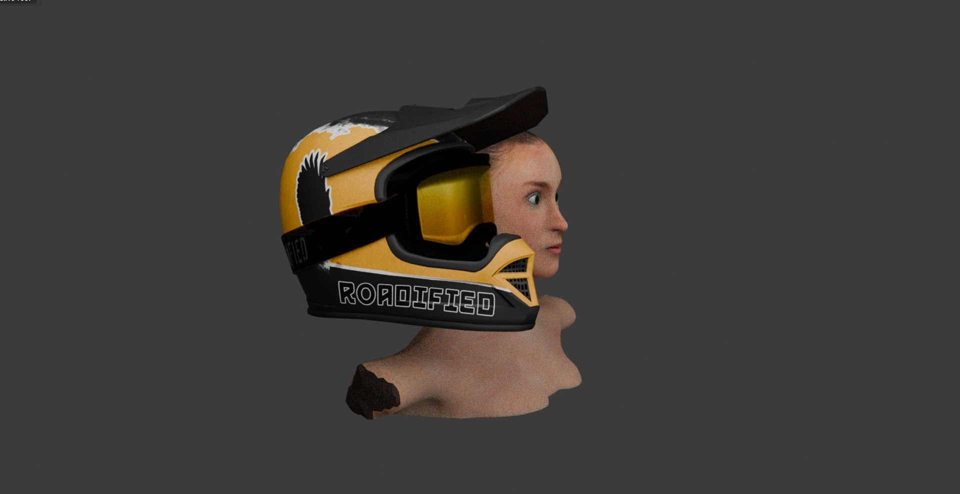 Roadified Motorcycle Helmet For Video Games 3D - TurboSquid 2283983