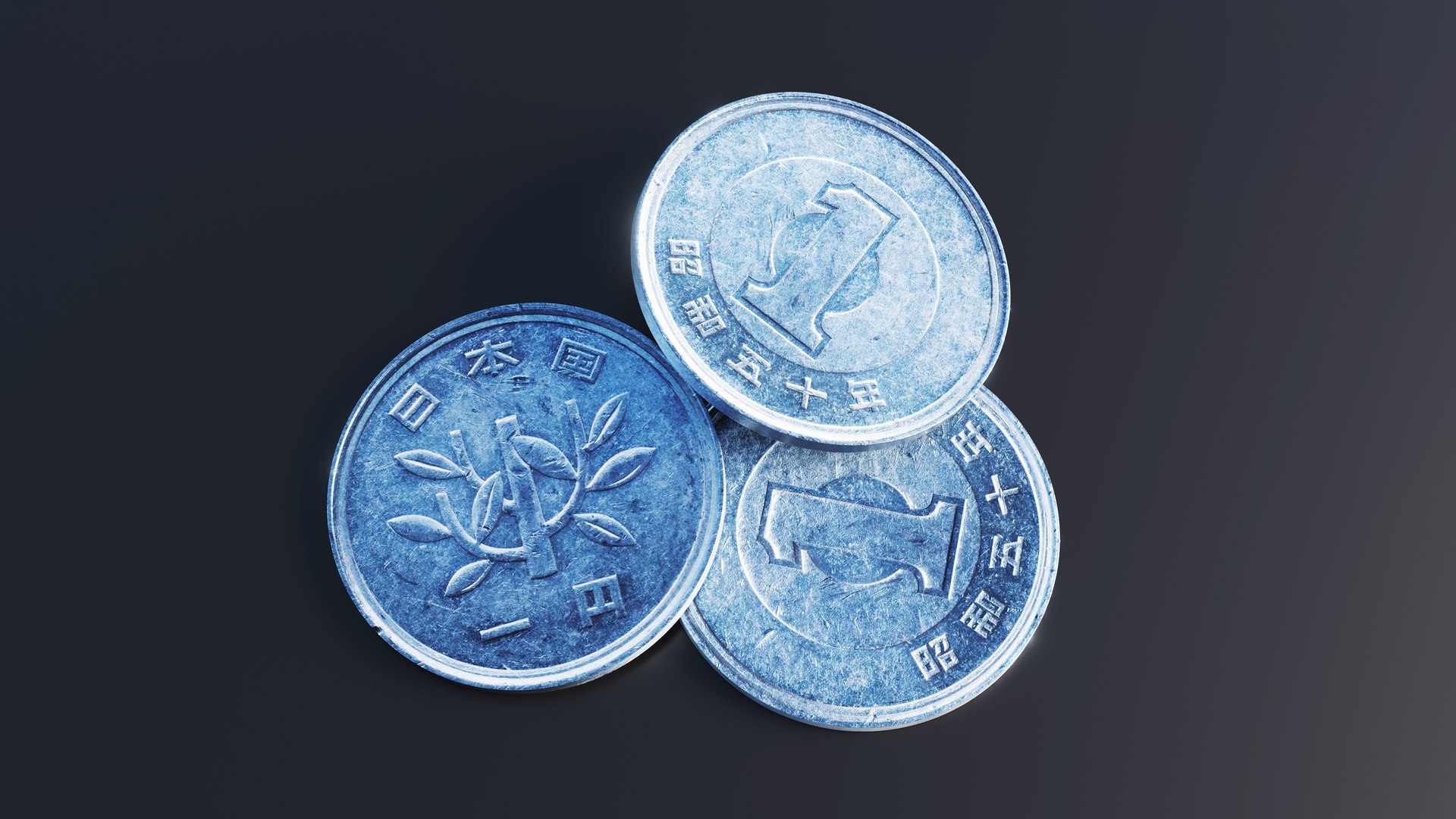 3D Model Japanese Yen Coin - TurboSquid 2293733