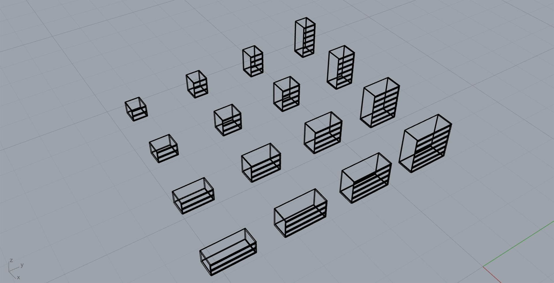 CHESTS OF DRAWERS SET 3D Model - TurboSquid 2481897
