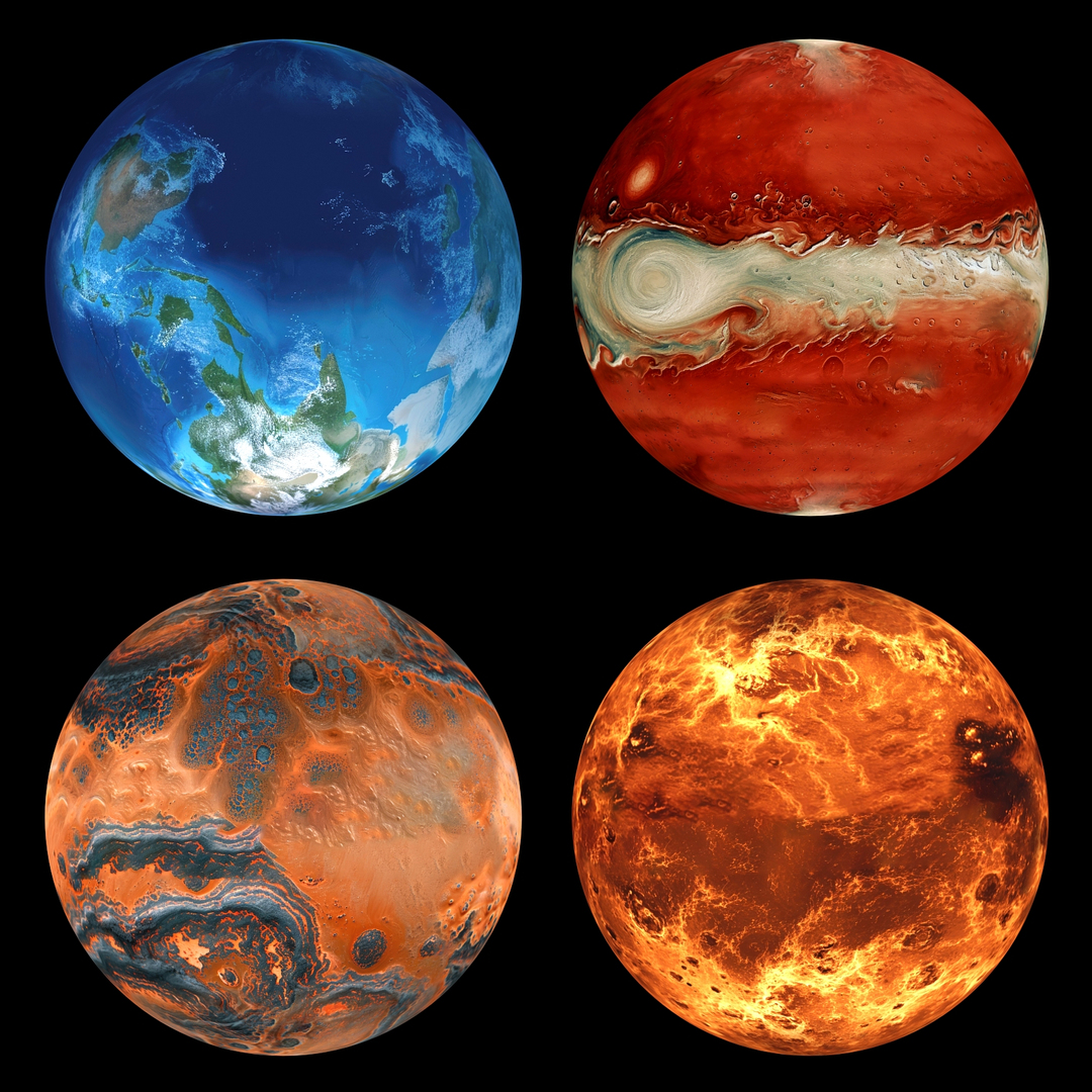 Alien Planet Pack 4 3D Model - TurboSquid 2174345