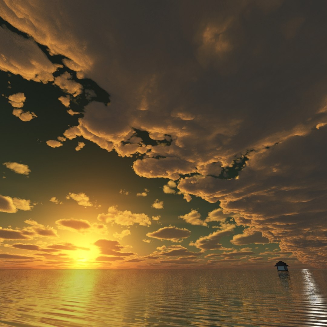 3d Model Sky Clouds