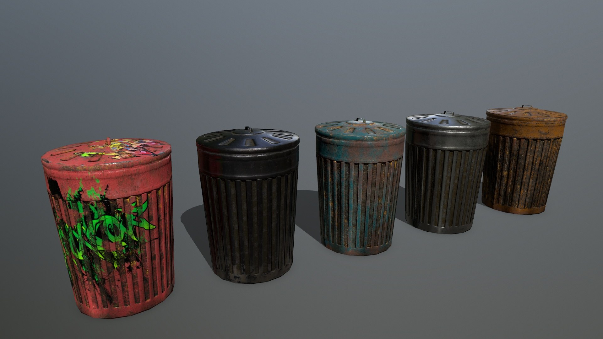 Trash 3D Model - TurboSquid 1396003