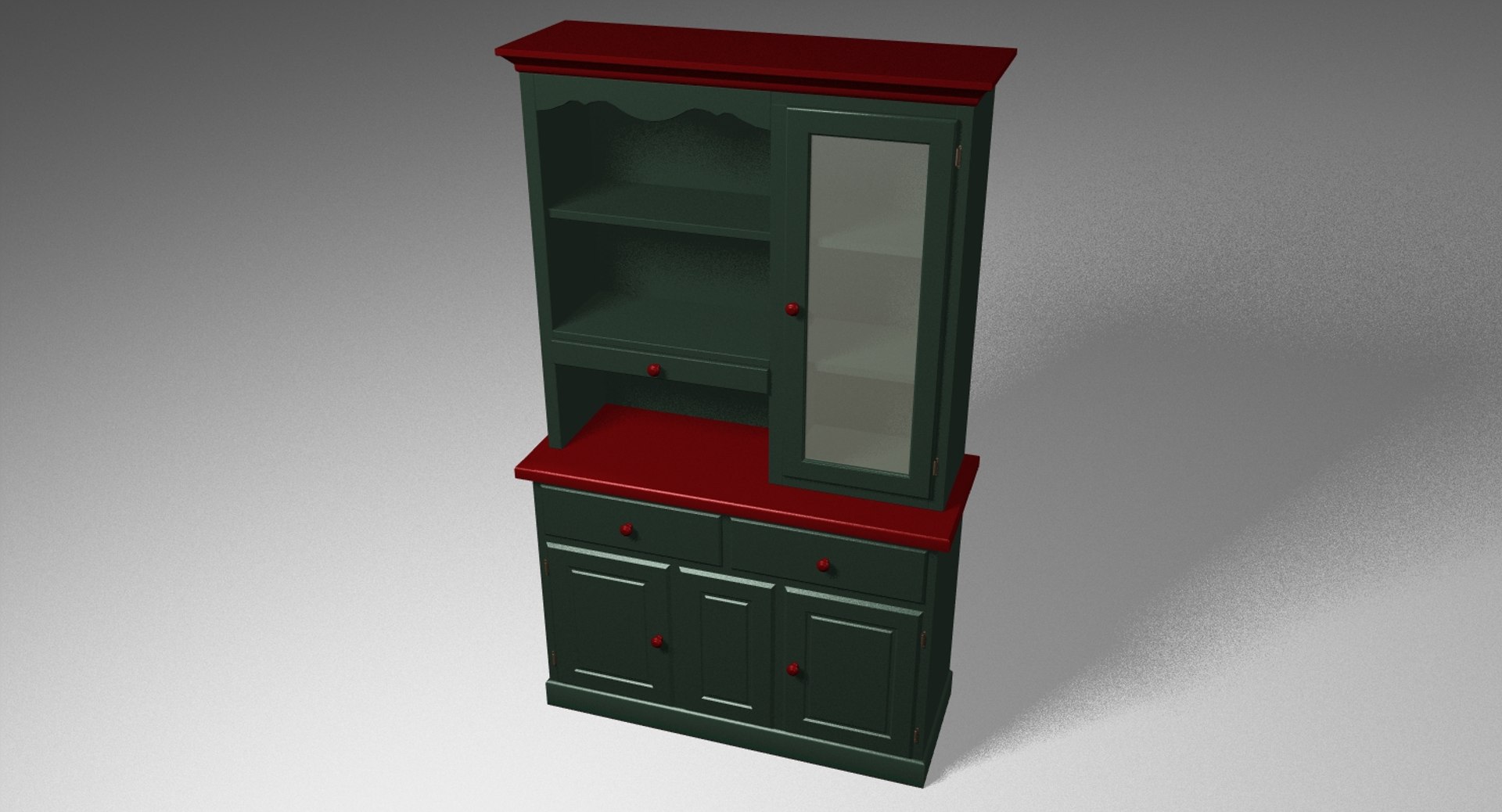 3d Kitchen Cabinet Model