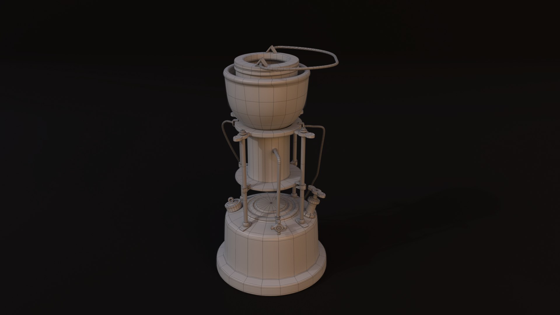 3D Model Old Cooker - TurboSquid 2007751