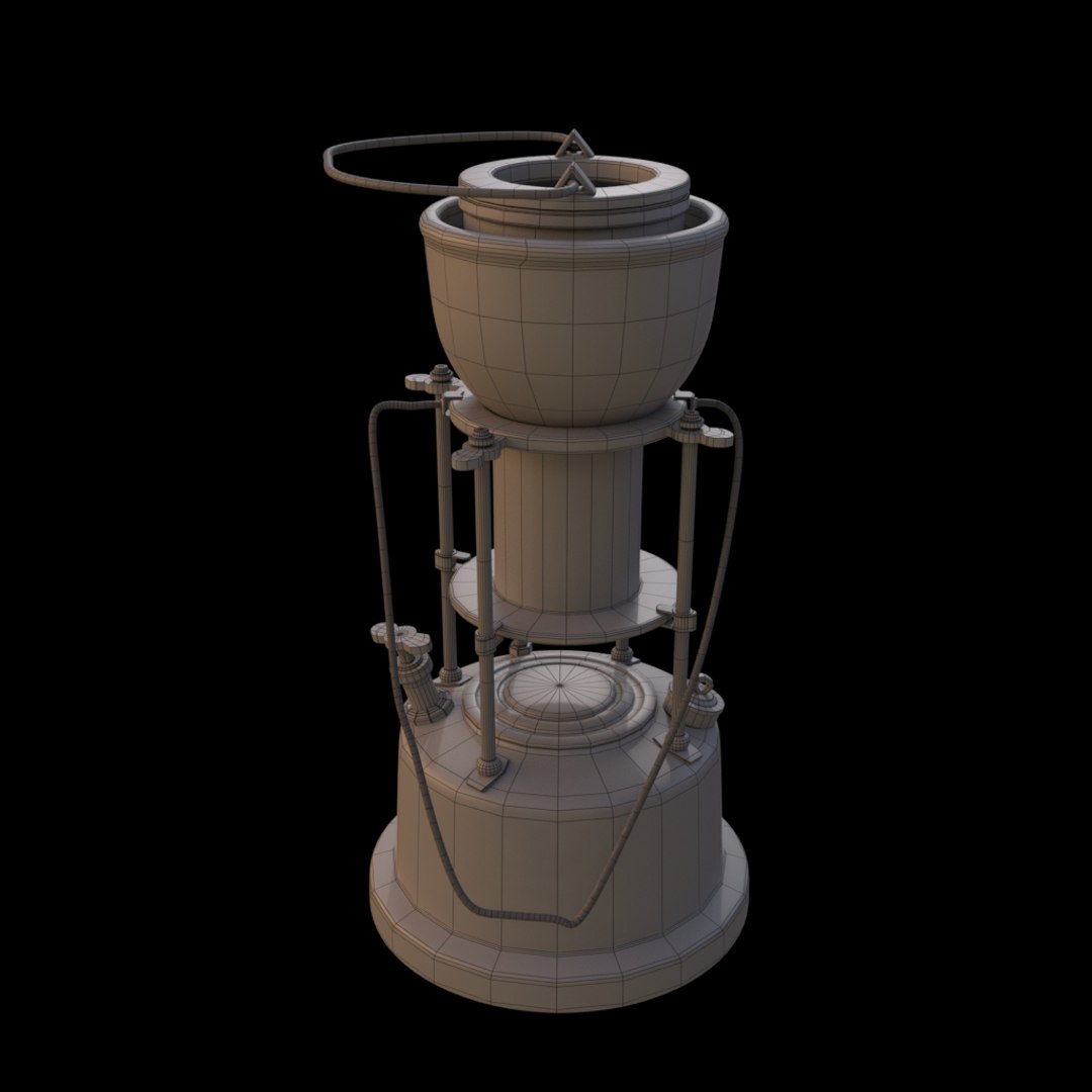 3D Model Old Cooker - TurboSquid 2007751