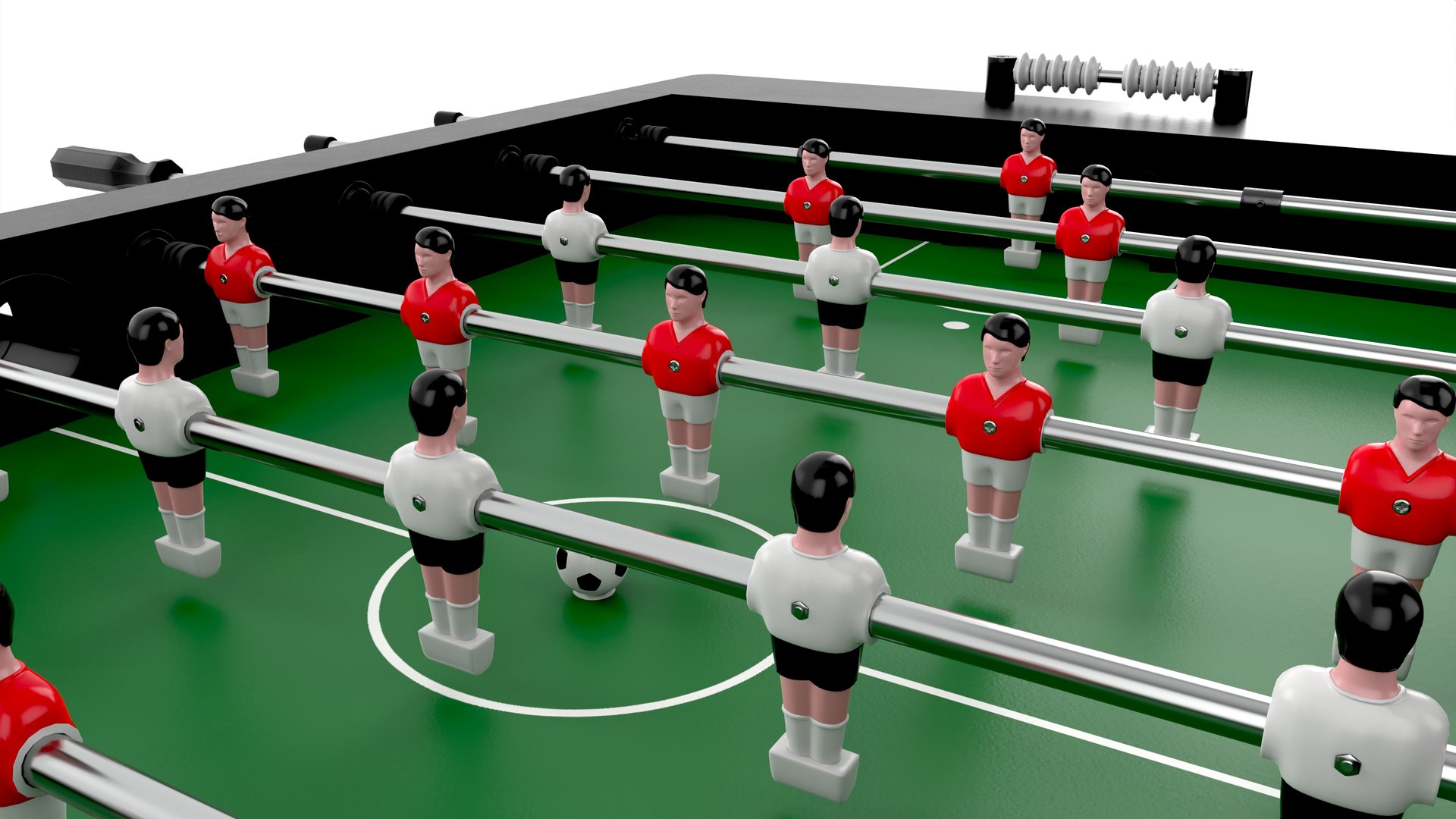 Football Table Game 02 3D Model - TurboSquid 2166681