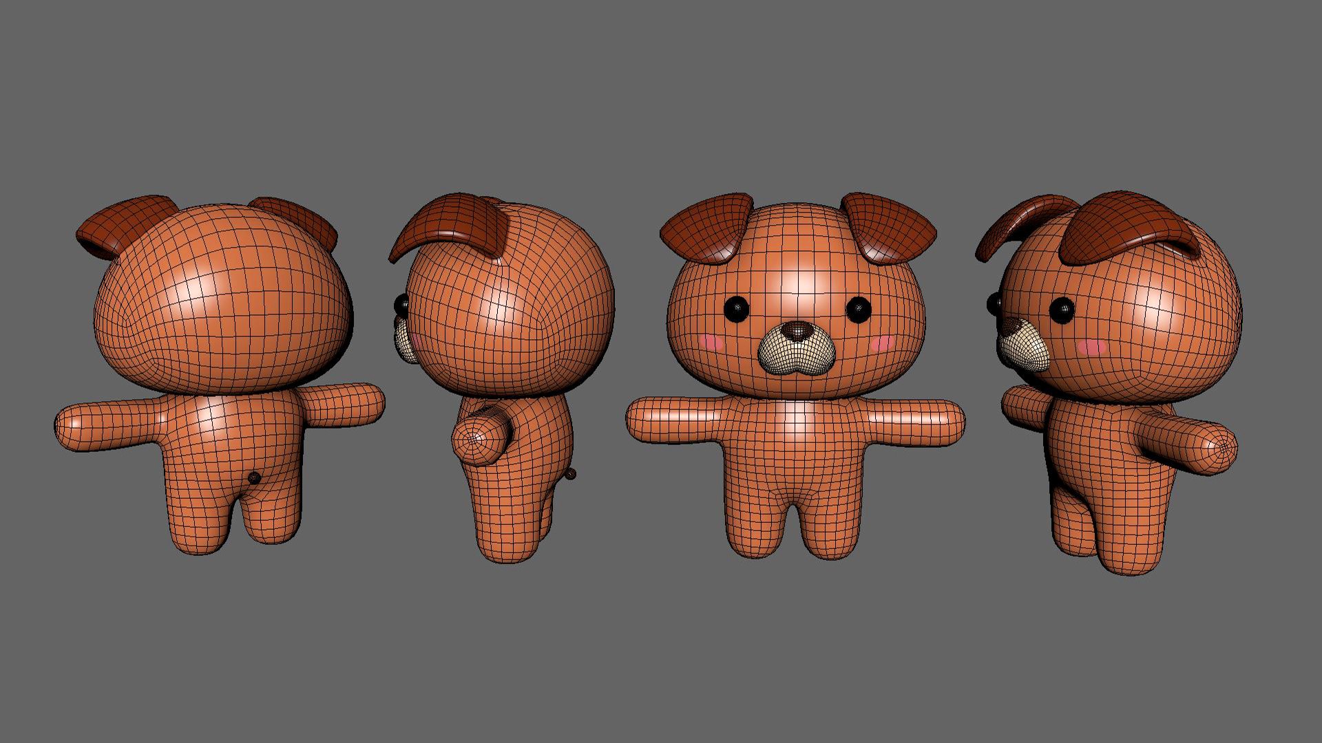 3D Character001 Chubby Bear Model - TurboSquid 2341806