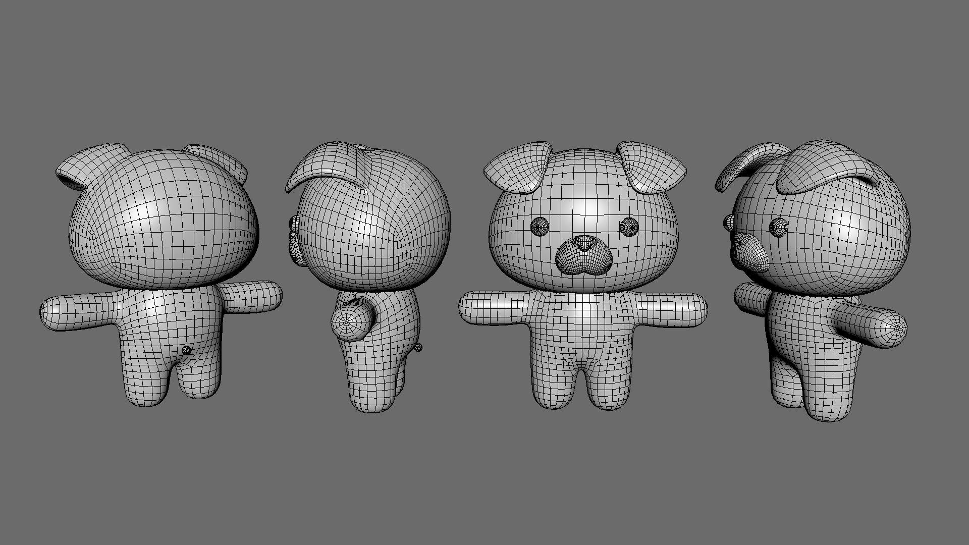 3D Character001 Chubby Bear Model - TurboSquid 2341806