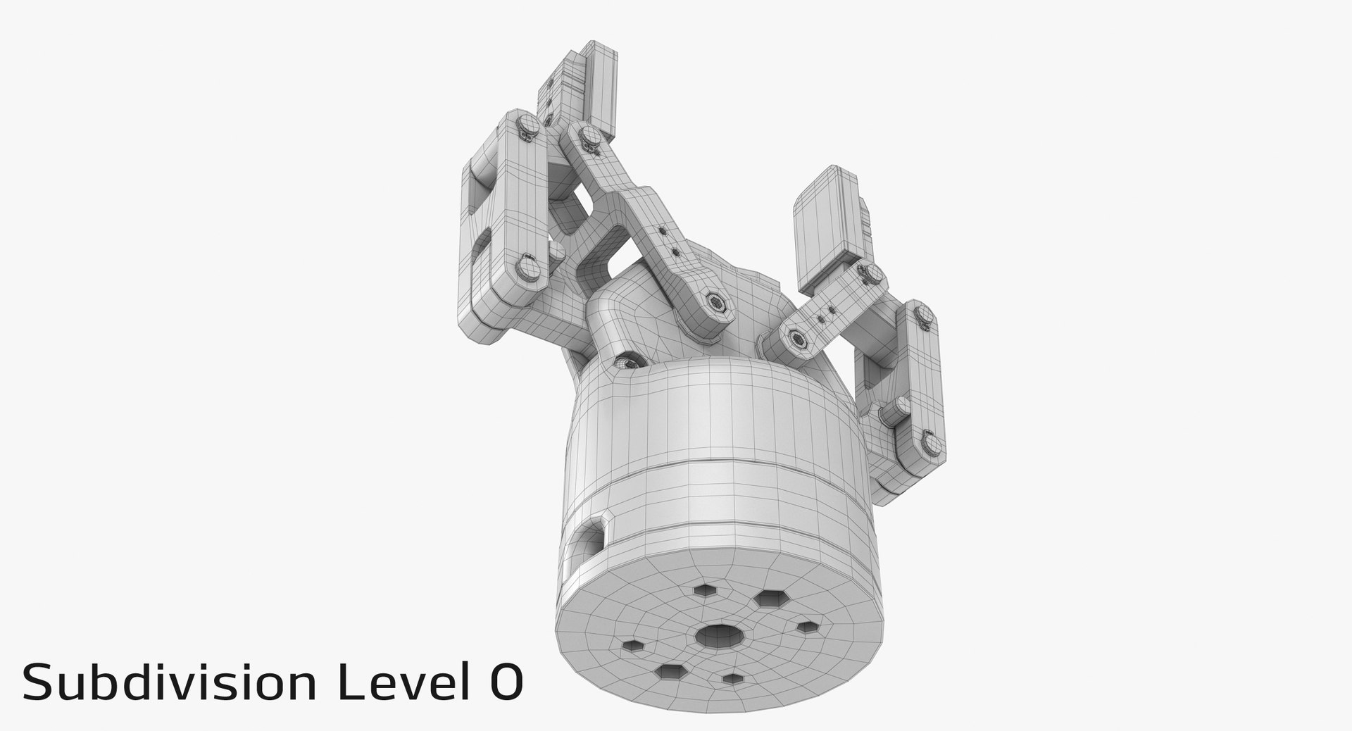 3D model rigged short parallel gripper - TurboSquid 1291182