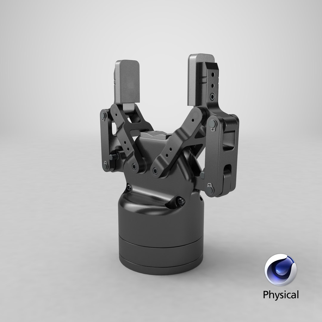 3D model rigged short parallel gripper - TurboSquid 1291182