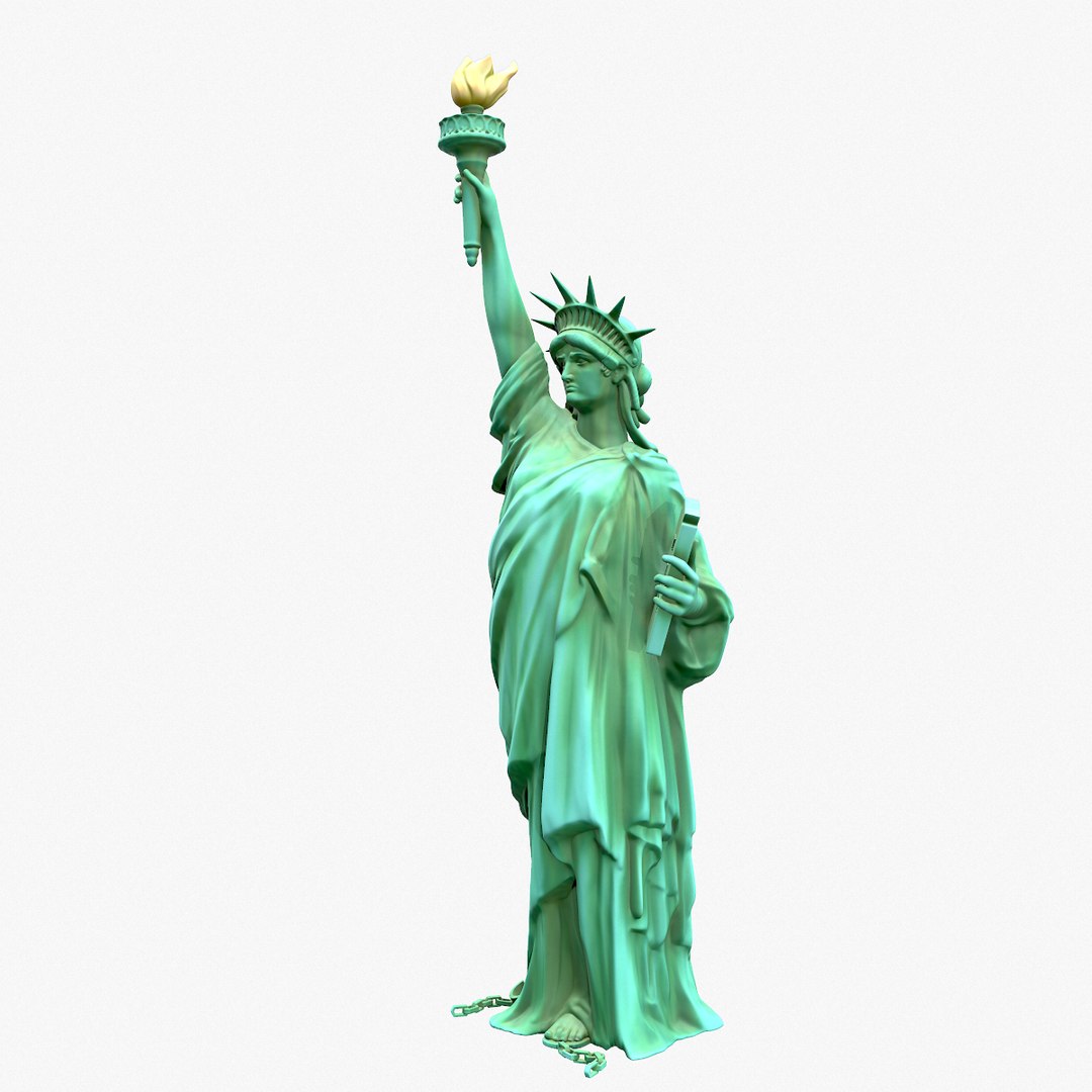 3D model modeled statue liberty - TurboSquid 1546787