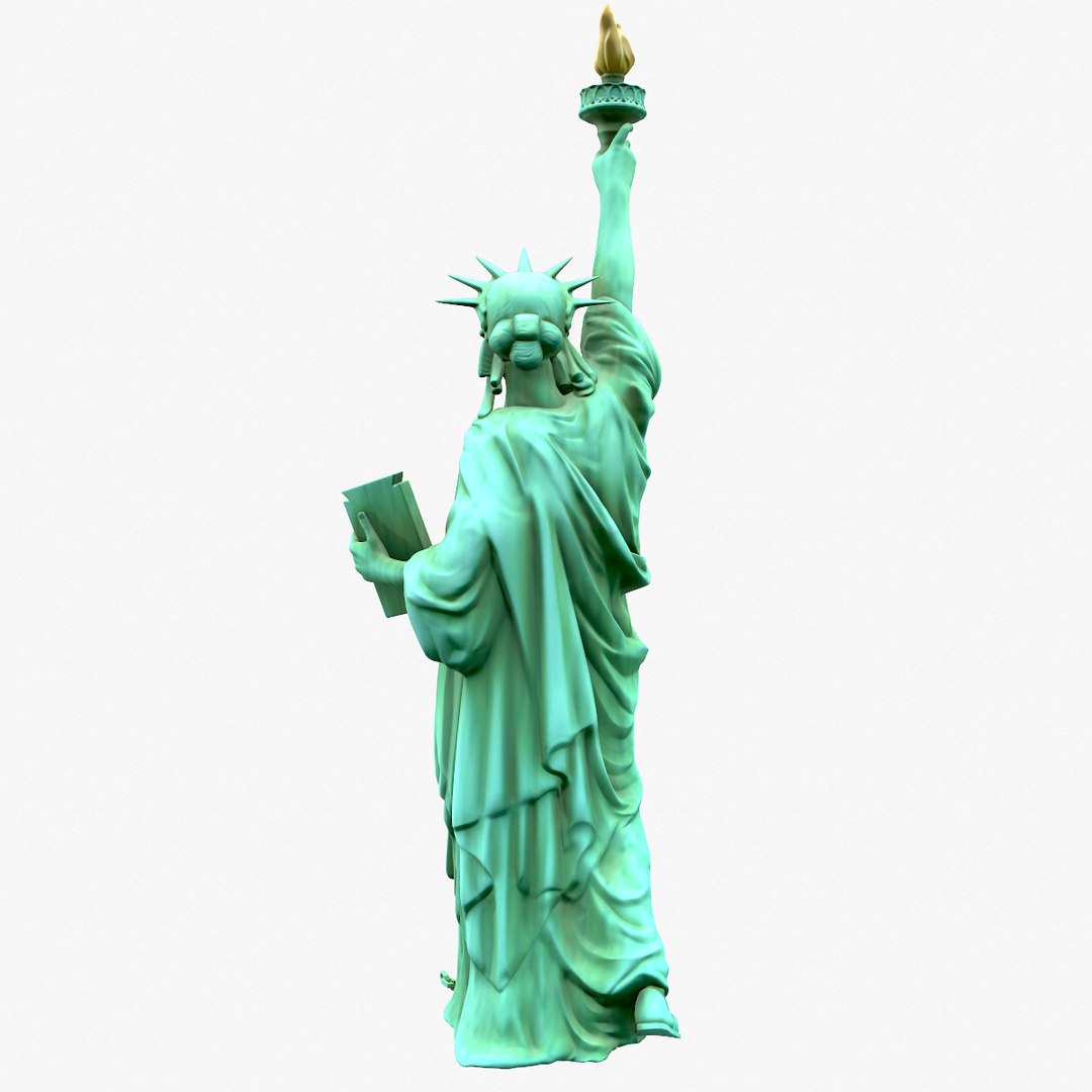 3D model modeled statue liberty - TurboSquid 1546787