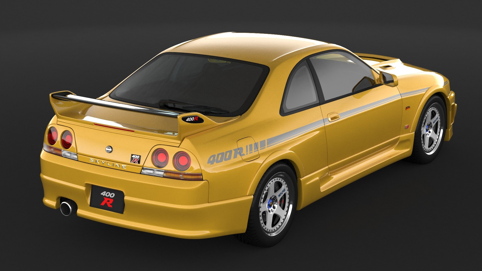 Car Nissan Skyline R33 Model - TurboSquid 1626326