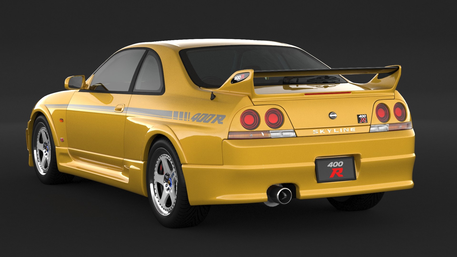 Car Nissan Skyline R33 Model - TurboSquid 1626326