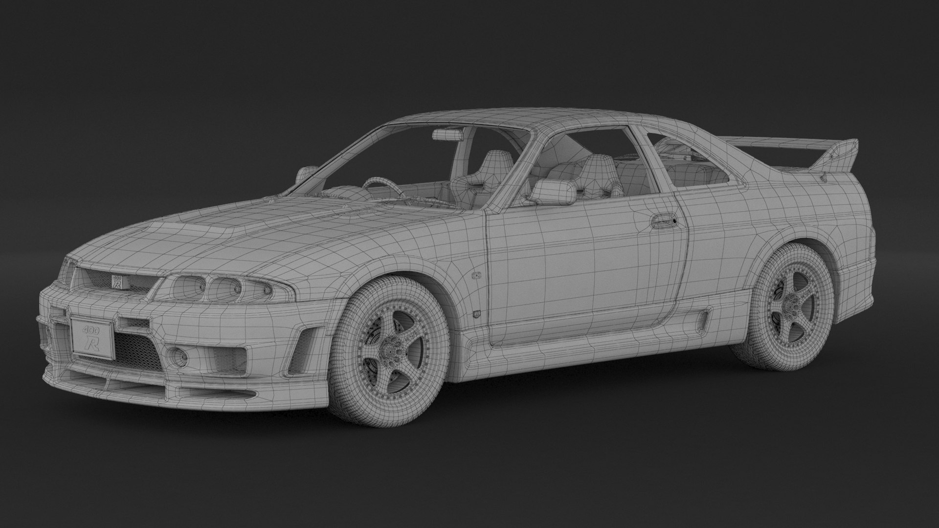 Car Nissan Skyline R33 Model - TurboSquid 1626326