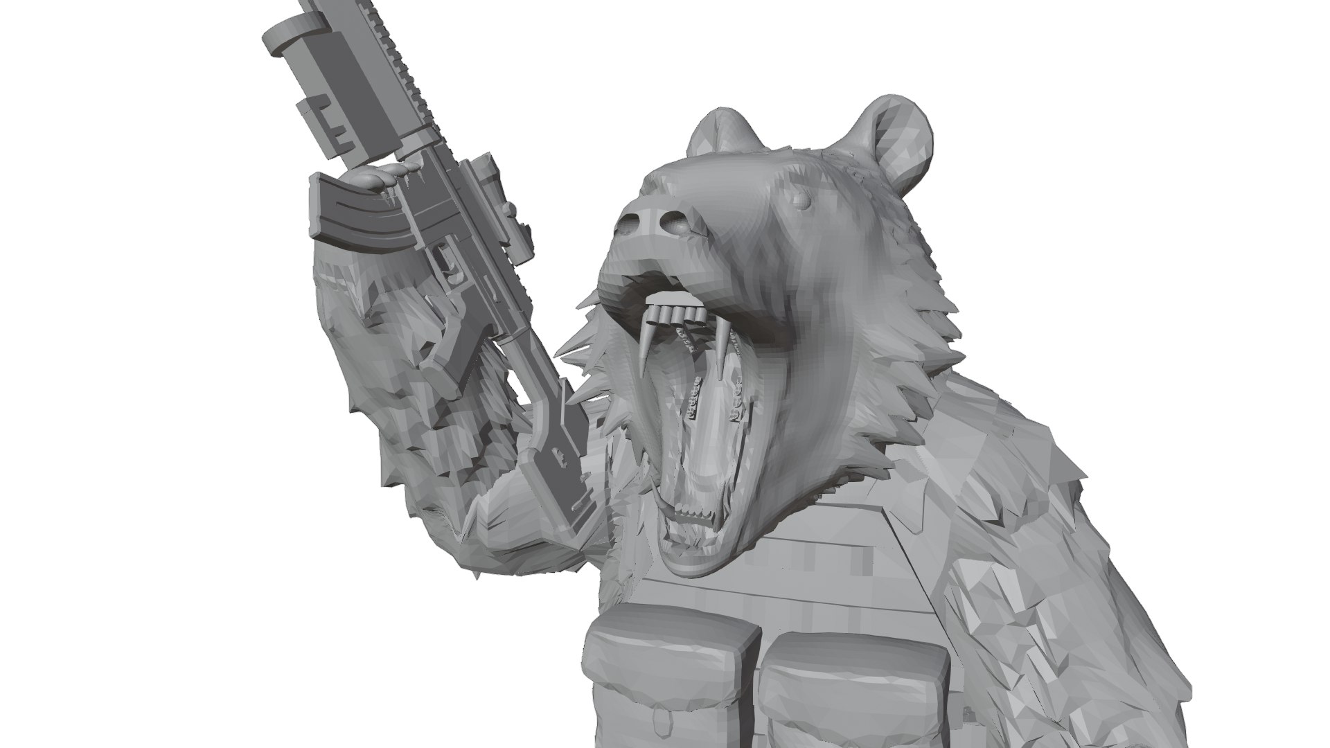 Mama Bear Tactical 3D - TurboSquid 2058178
