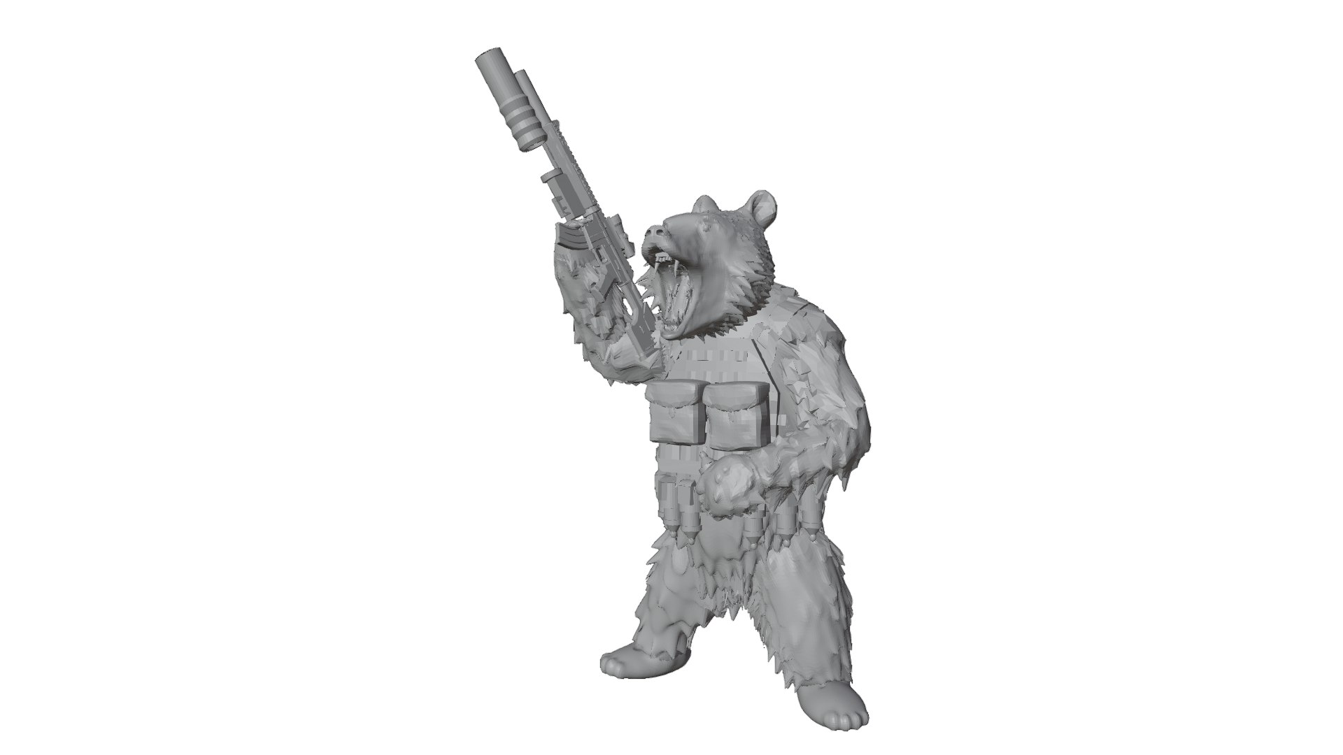 Mama Bear Tactical 3D - TurboSquid 2058178
