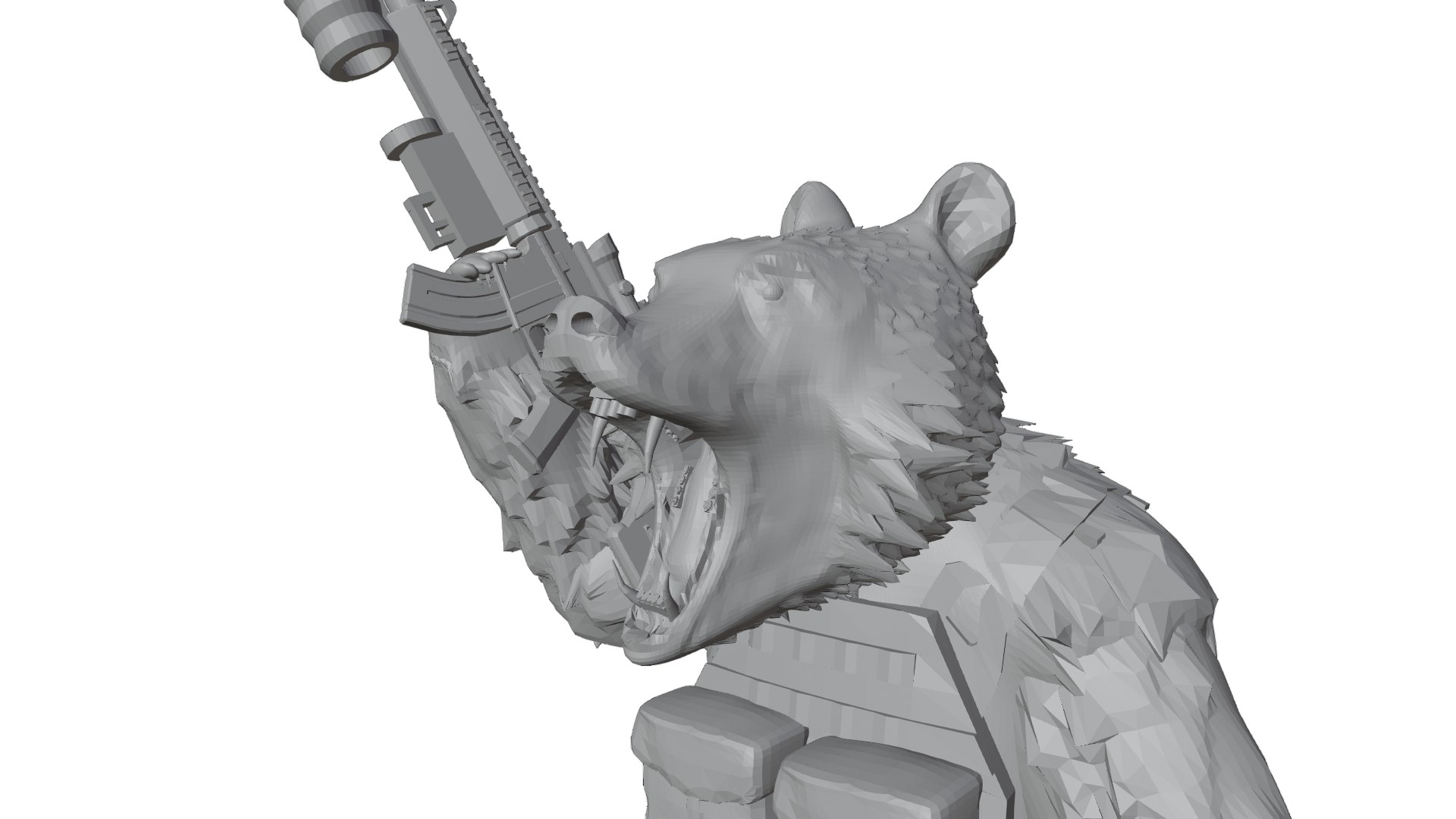 Mama Bear Tactical 3D - TurboSquid 2058178