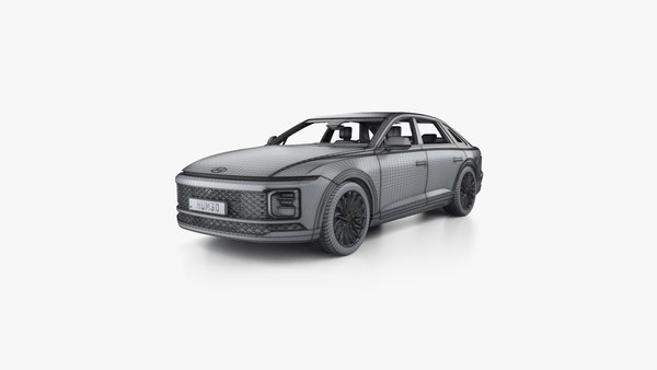 modelo 3d Hyundai Grandeur con interior HQ 2024 - TurboSquid 2193780