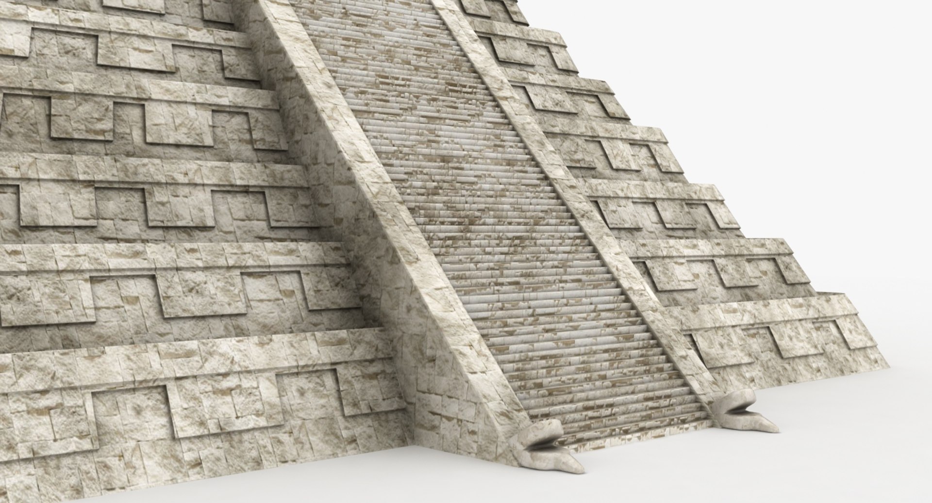 Chichen Itza Pyramid 3D Model - TurboSquid 1257429