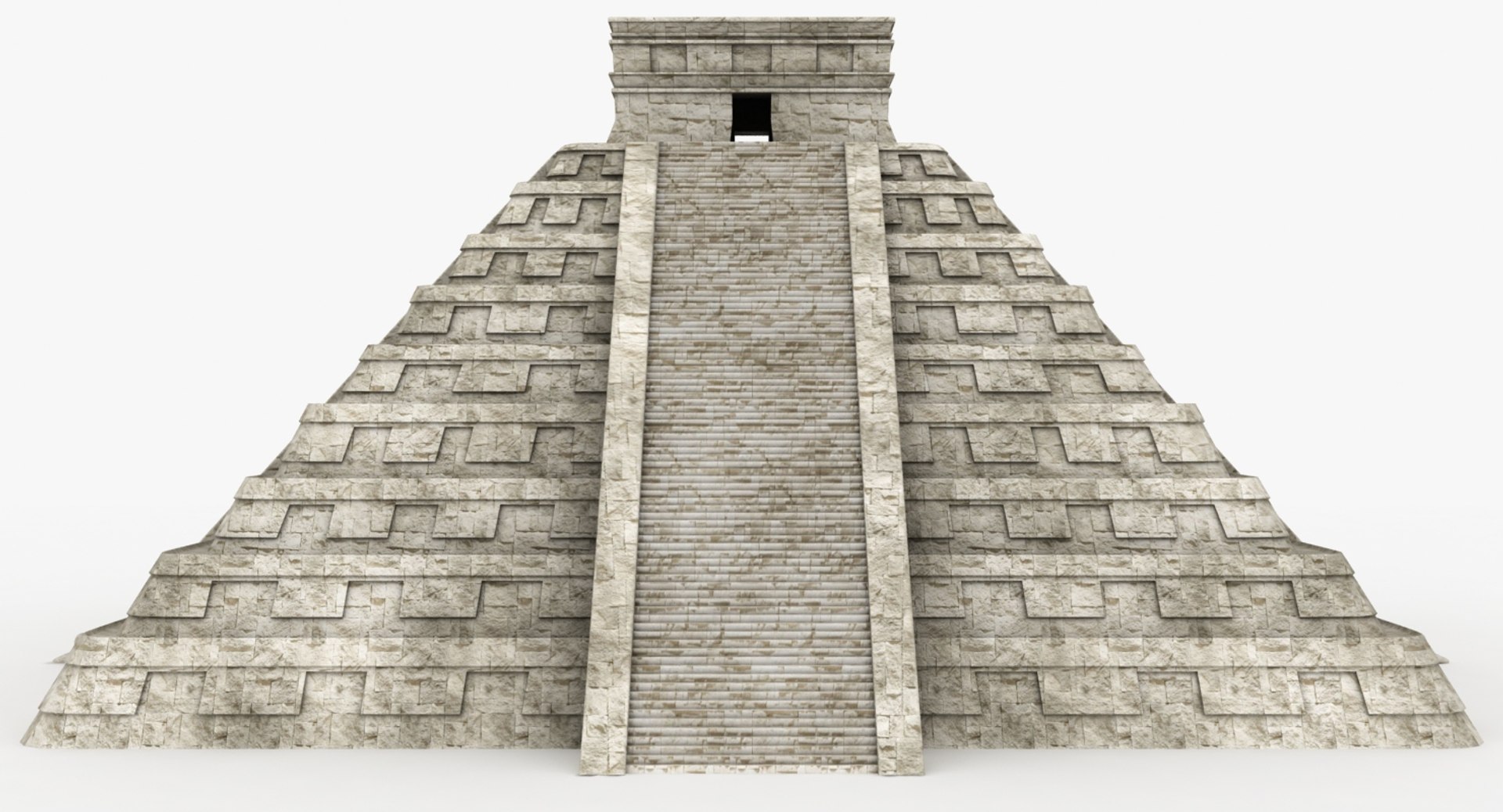 Chichen itza pyramid 3D model - TurboSquid 1257429