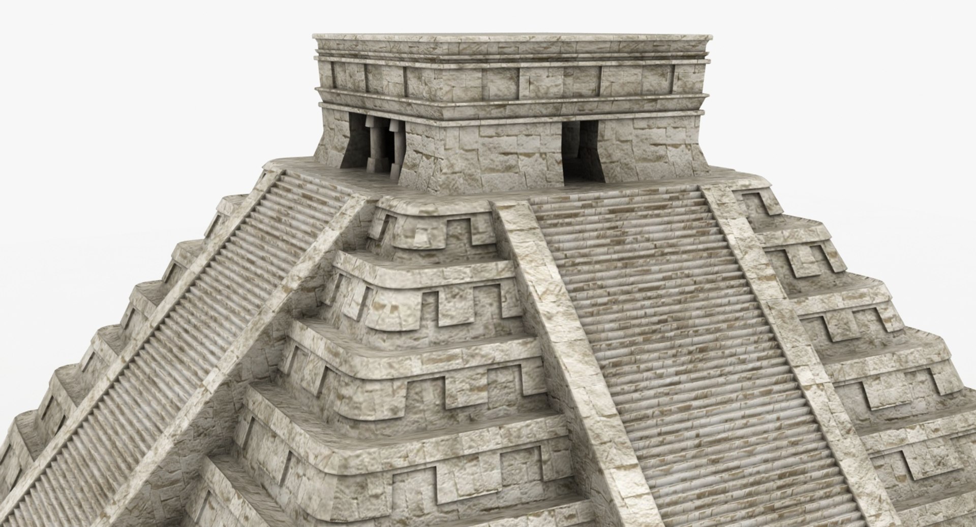 Chichen Itza Pyramid 3D Model - TurboSquid 1257429