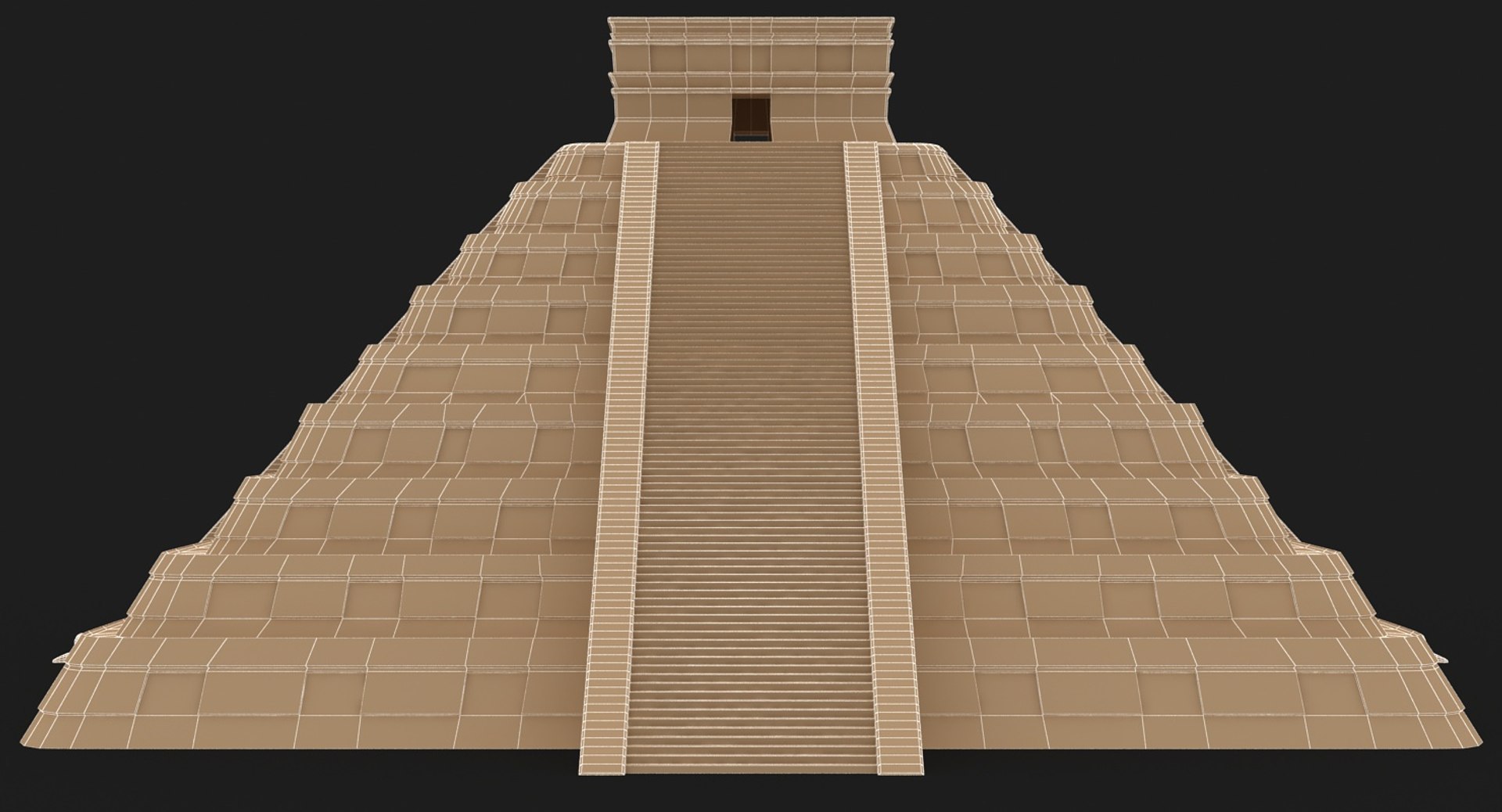 Chichen itza pyramid 3D model - TurboSquid 1257429