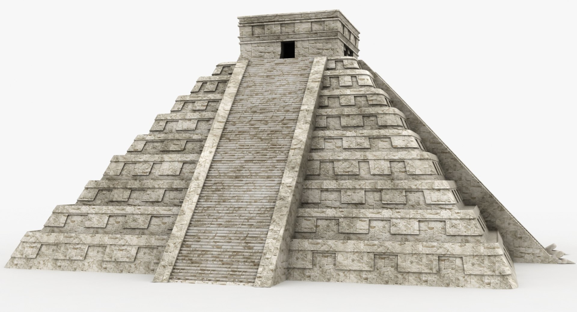 Chichen Itza Pyramid 3D Model - TurboSquid 1257429