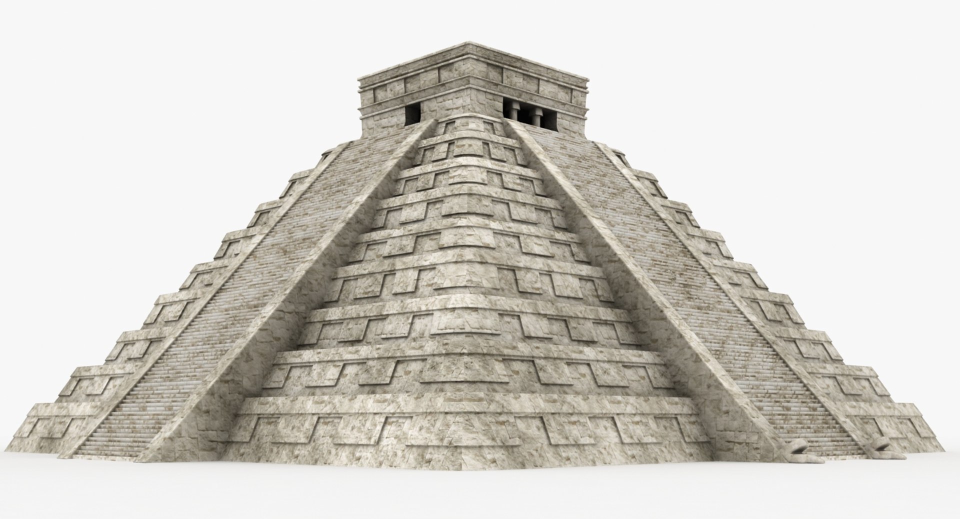 Chichen Itza Pyramid 3D Model - TurboSquid 1257429