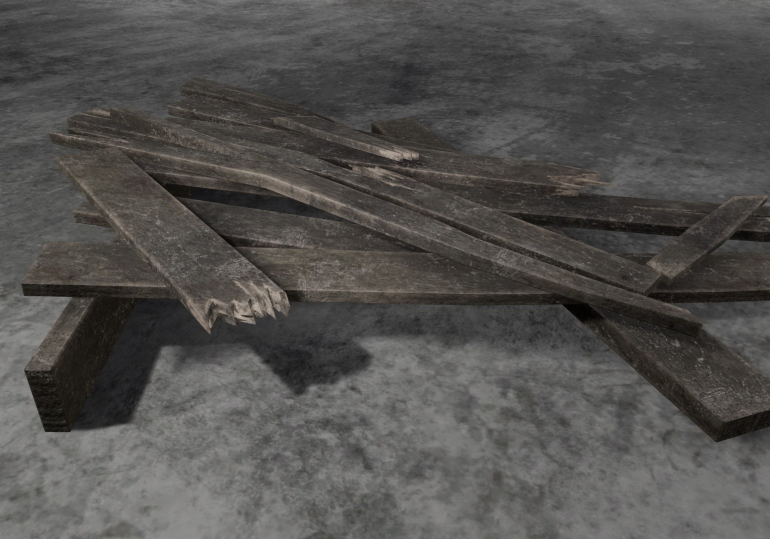 3D Model Broken Pallet - TurboSquid 1596368